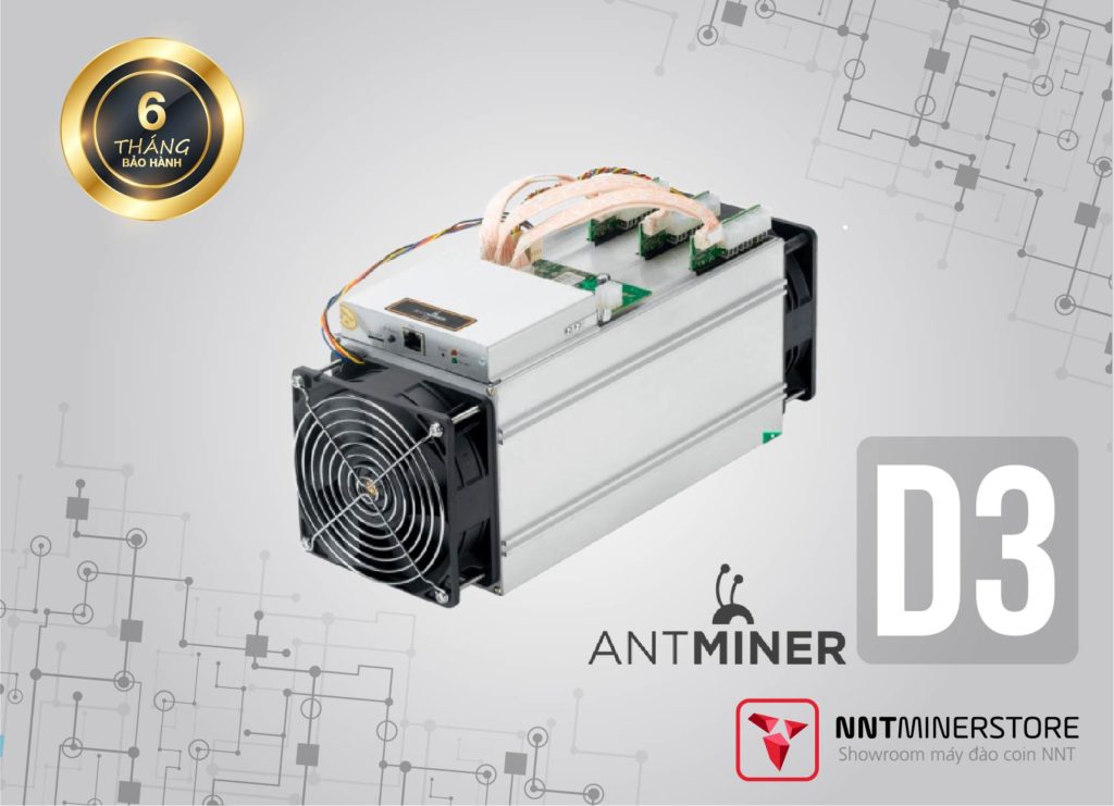 AntMiner D3 - NNT Minerstore - Bán máy đào bitcoin